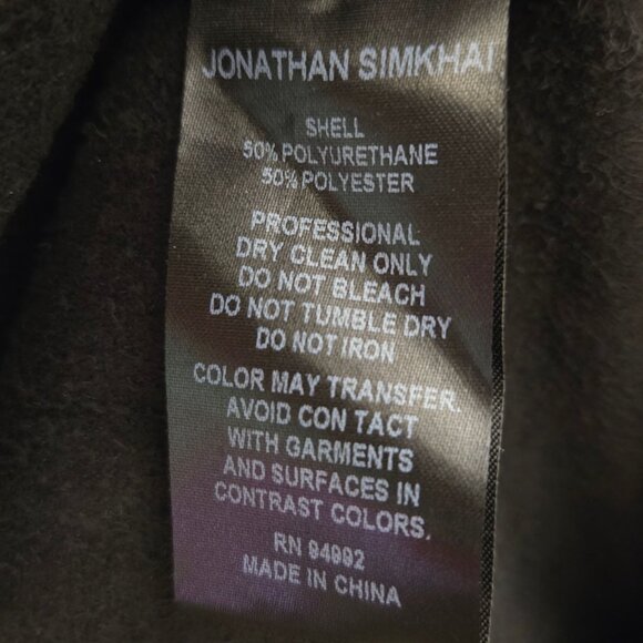 Jonathan Simkhai | Dresses | Jonathan Simkhai Eve Vegan Leather Mini ...